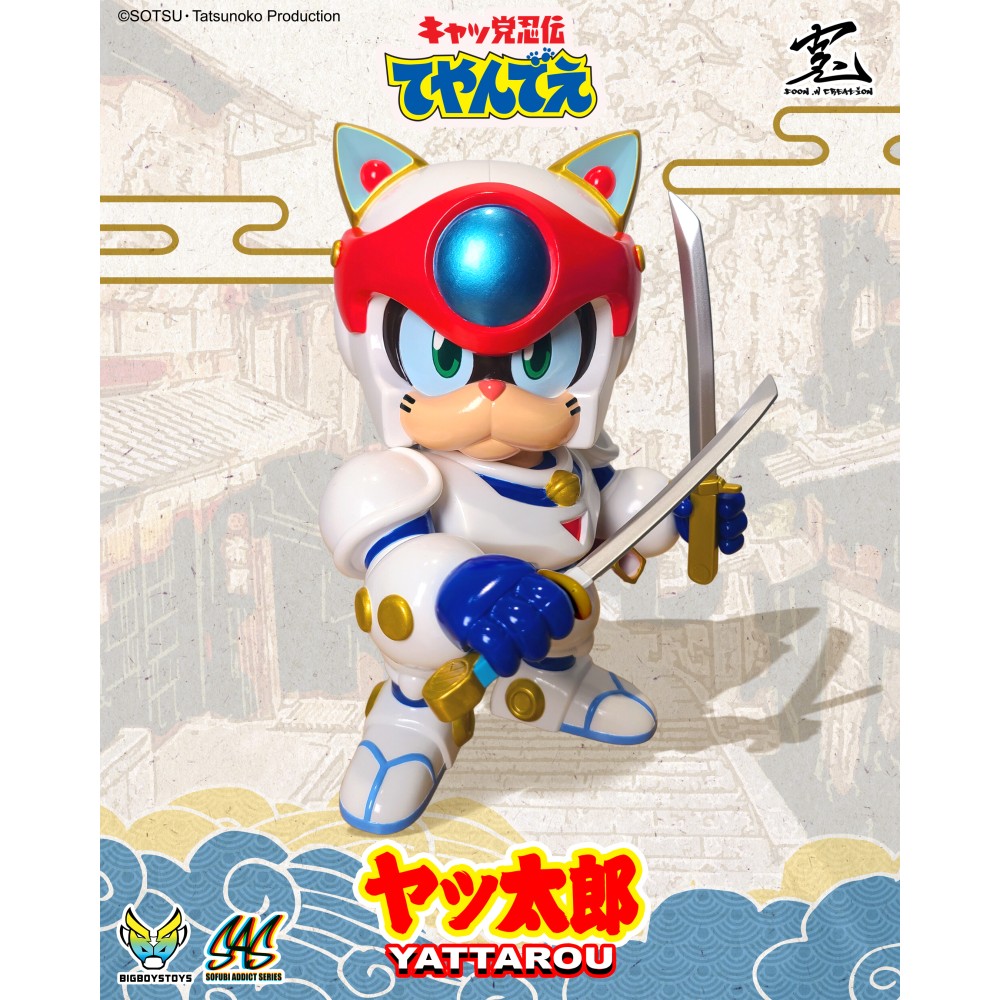 Sofubi Addict Samurai Pizza Cats - Yattarou