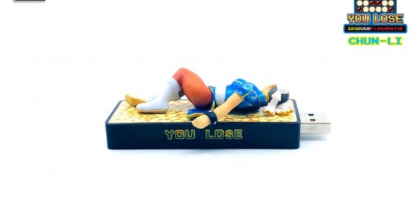Street Fighter "You Lose" 32gb USB flash Drive - Chun-Li